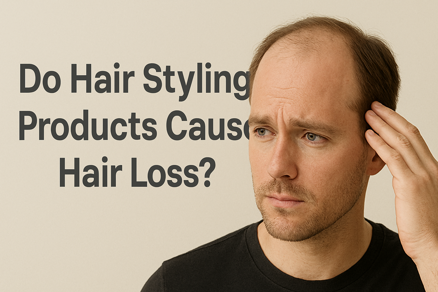 Do Hair Styling Products Cause Hair Loss? – David Darko