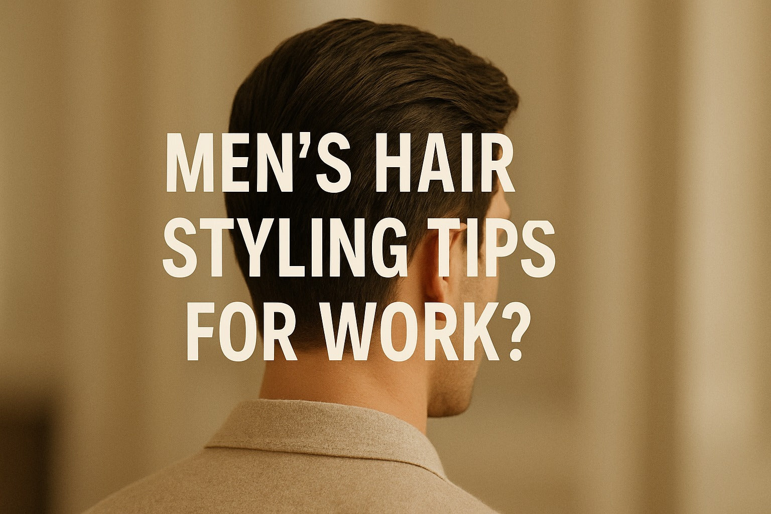 Men’s Hair Styling Tips For Work – David Darko