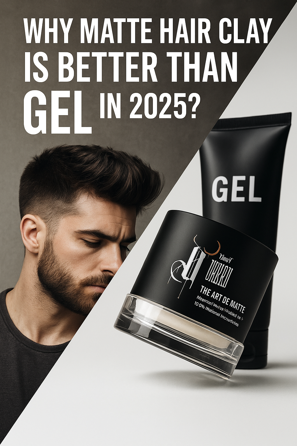 Why Matte Hair Clay Is Better Than Gel In 2025? – David Darko